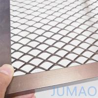 China Diamond Expanded Mesh Panels 5000mm Custom Sizes for Walkway Handrails and Architectural Facades for sale