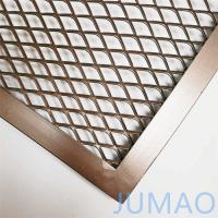 China Diamond Expanded Mesh Panels 5000mm Custom Sizes for Walkway Handrails and Architectural Facades for sale