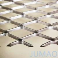 China OEM Architectural Expanded Metal Mesh Sheet 4x8 - Aluminum 2-3mm Thickness for Building Facades & Sunscreens for sale