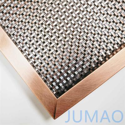 China Antique Copper Cabinet Mesh Inserts 1-4mm Wire Diameter with 31-59% Open Area for Bookcases and Doors for sale