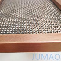 China Antique Copper Cabinet Mesh Inserts 1-4mm Wire Diameter with 31-59% Open Area for Bookcases and Doors for sale