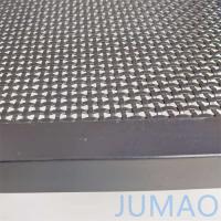 China Flat Wire Metal Cabinet Mesh Inserts 1-4mm Diameter with 31-59% Open Area for Kitchen Furniture for sale