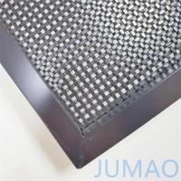 China Flat Wire Metal Cabinet Mesh Inserts 1-4mm Diameter with 31-59% Open Area for Kitchen Furniture for sale