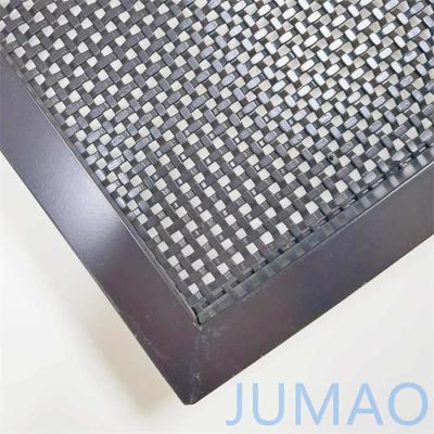 China Flat Wire Metal Cabinet Mesh Inserts 1-4mm Diameter with 31-59% Open Area for Kitchen Furniture for sale