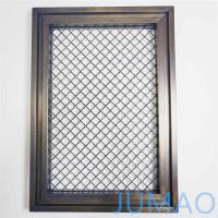 China Custom Woven Cabinet Mesh Inserts 60x120cm with 30-60% Open Area in Stainless Steel & Brass Finishes for sale