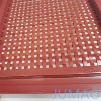 China Square Hole Cabinet Door Inserts Metal Wire Mesh - 1-4mm Wire Diameter, 31-59% Open Area for Custom Furniture for sale