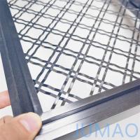 China Double Wire Cabinet Mesh Inserts 36x48 - Hand-Woven Brass Grilles in 25mm, 41mm, 55mm Bore Sizes for sale
