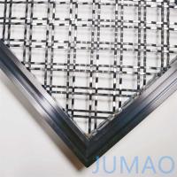 China Double Wire Cabinet Mesh Inserts 36x48 - Hand-Woven Brass Grilles in 25mm, 41mm, 55mm Bore Sizes for sale