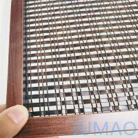 China Antique Copper Crimped Wire Mesh Room Divider - Custom 1-12mm Wire Diameter, 1-10m Length Options for sale