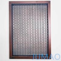 China Antique Copper Crimped Wire Mesh Room Divider - Custom 1-12mm Wire Diameter, 1-10m Length Options for sale
