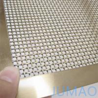 China Golden Architectural Metal Wall Partitions - Custom Wire Mesh Room Dividers 1-12mm Diameter for sale
