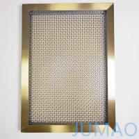 China Golden Architectural Metal Wall Partitions - Custom Wire Mesh Room Dividers 1-12mm Diameter for sale