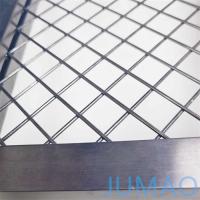 China Exterior Diamond Steel Wire Mesh Room Divider with 1.5-12mm Wire Diameter and Custom 1-10m Lengths for Architectural Partitions for sale