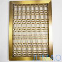 China Brass Metal Wire Mesh Room Divider Partition - 1.5-12mm Wire Diameter, Custom 1-10m Lengths, Grade A Fire Rated for sale