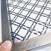 China Stainless Steel Wire Mesh Room Divider Panels with Galvanized Finish - 1.5mm to 12.0mm Wire Diameter Options for sale