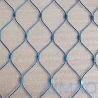 China OEM X-Tend Safety Stainless Steel Cable Mesh Netting Blue 2mm Diameter for Balustrade Infills for sale