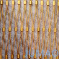 China 304 Stainless Steel Cable Mesh - 3.2mm Diameter, 3kN Load Capacity for Architectural Safety & Fall Protection for sale