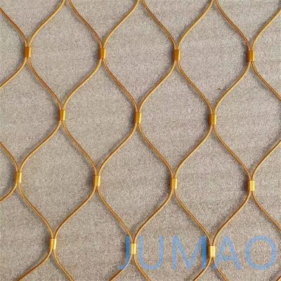 China 304 Stainless Steel Cable Mesh - 3.2mm Diameter, 3kN Load Capacity for Architectural Safety & Fall Protection for sale