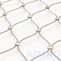 China 316 Stainless Steel Cable Mesh Wire Rope Netting - 1.2mm to 3mm Diameter, 24-300mm Mesh Width for Animal Fencing & Safety Barriers for sale