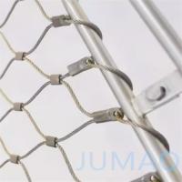 China 316 Stainless Steel Cable Mesh Wire Rope Netting - 1.2mm to 3mm Diameter, 24-300mm Mesh Width for Animal Fencing & Safety Barriers for sale
