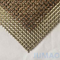 China Color Coated Architectural Wire Mesh Decorative Metal Mesh Facade 1mm-6mm for sale