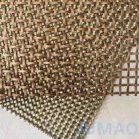 China Color Coated Architectural Wire Mesh Decorative Metal Mesh Facade 1mm-6mm for sale