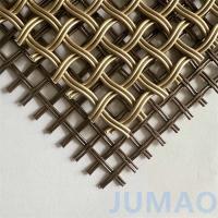 China 3.8m Length Decorative Architectural Crimped Mesh Ceiling Facades for sale