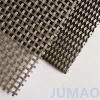 China Bronzed Architectural Mesh Crimped Weaving 1mm-6mm Thickness Stainless Steel Facade Cladding for sale