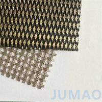 China Bronzed Architectural Mesh Crimped Weaving 1mm-6mm Thickness Stainless Steel Facade Cladding for sale