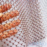 China Spiral Mesh Metal Coil Space Divider with 6mm-20mm Diamond Holes and 0.8mm-2.0mm Wire Diameter for sale
