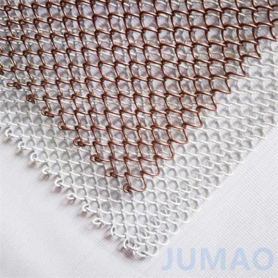 China Spiral Mesh Metal Coil Space Divider with 6mm-20mm Diamond Holes and 0.8mm-2.0mm Wire Diameter for sale