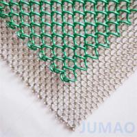 China JUMAO 2.0mm Seamlessly Woven Metal Mesh Curtain Texture for Elegant Decoration for sale