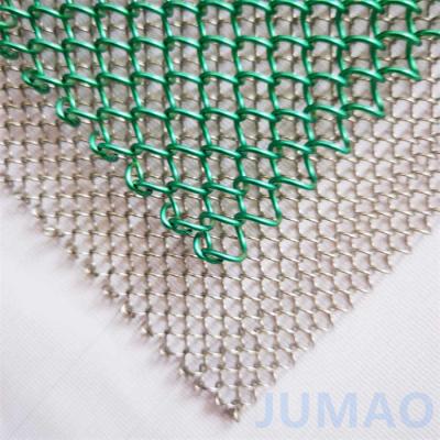 China JUMAO 2.0mm Seamlessly Woven Metal Mesh Curtain Texture for Elegant Decoration for sale