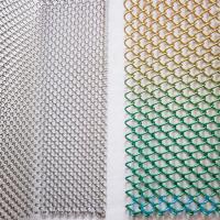China JUMAO 2.0mm Seamlessly Woven Metal Mesh Curtain Texture for Elegant Decoration for sale