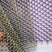 China Jumao Metal Mesh Curtains Spiral Space Dividers 12m Max Length with 6-20mm Hole Sizes for sale