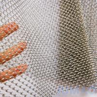 China JUMAO Spiral Metal Mesh Curtains with 6-20mm Diamond Holes for Space Division - 12m Max Length for sale