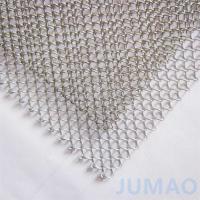 China JUMAO Spiral Metal Mesh Curtains with 6-20mm Diamond Holes for Space Division - 12m Max Length for sale