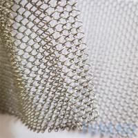 China JUMAO Spiral Metal Mesh Curtains with 6-20mm Diamond Holes for Space Division - 12m Max Length for sale