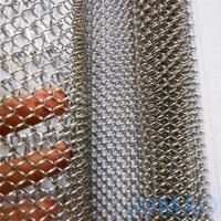 China JUMAO JM-MM899 Metal Mesh Curtain with 6-20mm Diamond Perforations, 12m Max Length & Unlimited Width Customization for sale