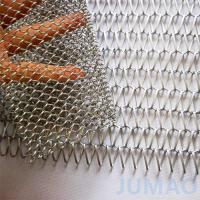 China JUMAO JM-MM899 Metal Mesh Curtain with 6-20mm Diamond Perforations, 12m Max Length & Unlimited Width Customization for sale