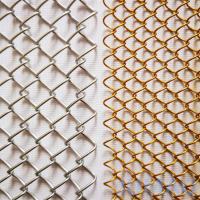 China JUMAO JM-MM899 Metal Mesh Curtain with Spiral Technology - 12m Length, 3-20mm Aperture, Fire-Resistant Room Divider for sale