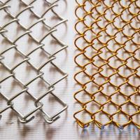 China JUMAO JM-MM899 Metal Mesh Curtain with Spiral Technology - 12m Length, 3-20mm Aperture, Fire-Resistant Room Divider for sale