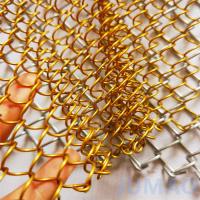 China JUMAO JM-MM899 Metal Mesh Curtain with Spiral Technology - 12m Length, 3-20mm Aperture, Fire-Resistant Room Divider for sale