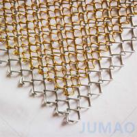 China JUMAO JM-MM899 Metal Mesh Curtain with Spiral Technology - 12m Length, 3-20mm Aperture, Fire-Resistant Room Divider for sale