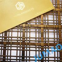 China Decorative Wire Mesh for Architectural Designs Woven With Flat Wire for sale