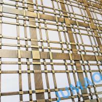 China Decorative Wire Mesh for Architectural Designs Woven With Flat Wire for sale