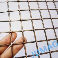 China Customizable Color And Surface Decorative Wire Mesh For Balcony Fence for sale