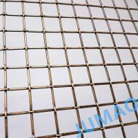 China Customizable Color And Surface Decorative Wire Mesh For Balcony Fence for sale