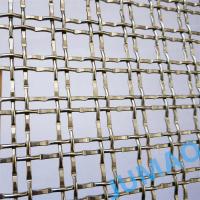 China Custom Round Wire Architectural Mesh for Facade Wall Screening 2mm Hole for sale