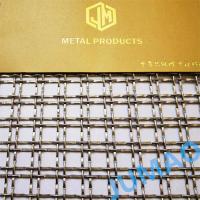 China Custom Round Wire Architectural Mesh for Facade Wall Screening 2mm Hole for sale